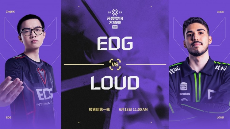 🎮无畏契约：nobody神奇四杀奇迹翻盘！EDG图一全面压制LOUD-直播吧