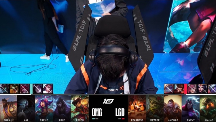 🎮你说得对 shanji和Able都在秀 国豪艾翁毫无作用 OMG2-1LGD-直播吧