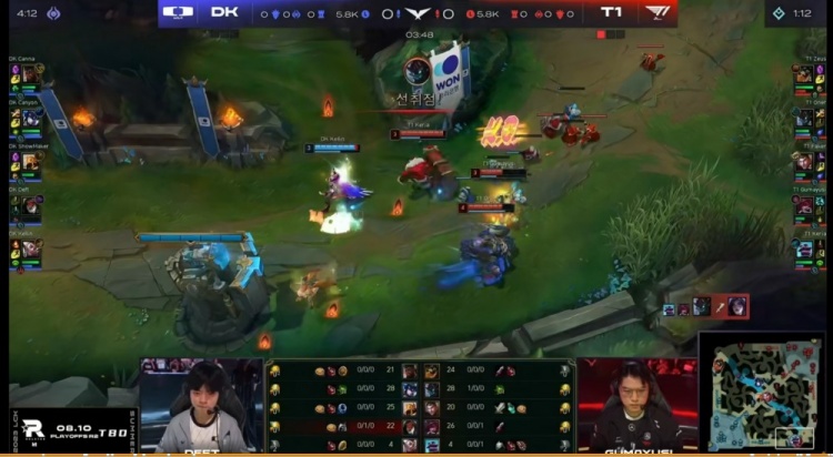 🎮下路组轮流被抓成伏笔Oner独木难支 Kellin轻舞飞扬助DK扳平-直播吧