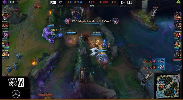 🎮S13入围赛：Junjia皇子遮天蔽日个人秀立旗如战神 PSG拿首局-直播吧
