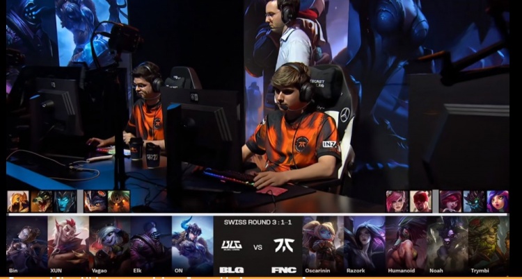 🎮S13瑞士轮:如同天上降魔主，这个贾克斯！BLG拿到关键一胜-直播吧