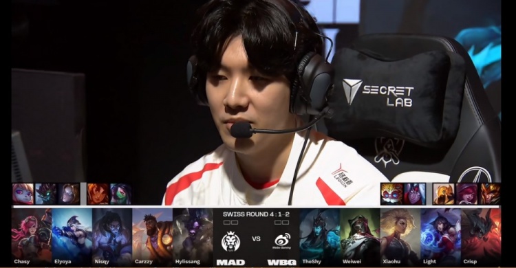 🎮S13瑞士轮:TheShy剑魔河道再现名场面帮中单兜底 WBG拿首局-直播吧