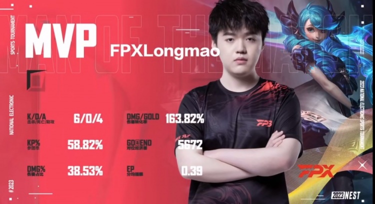 🎮NEST小组赛:Longmao格温快刀剪乱麻 JDG双C无力回天 FPX胜JDG-直播吧
