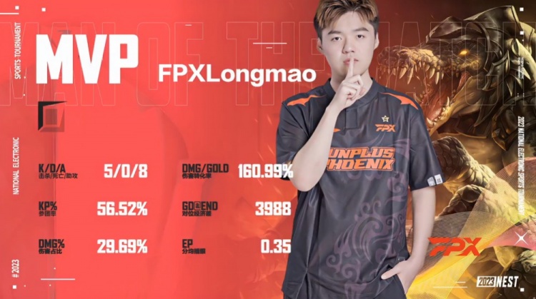 🎮NEST季军赛：Longmao大鳄鱼游龙 JDG八分钟崩盘 FPX先下一城-直播吧