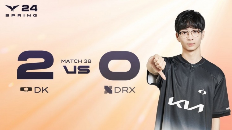 🎮Lucid芮尔驰骋峡谷Aiming女警超前发育接管比赛 DK击败DRX-直播吧