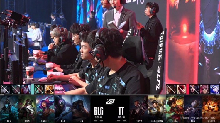 🎮给你TT机会你不中用啊！knight妮蔻完美开三人 BLG先下一城-直播吧