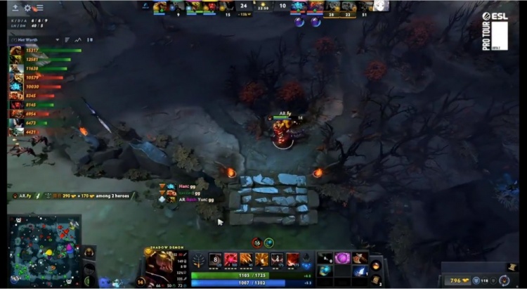 🎮梦联预选：zxczxc巨魔被双毒对线打崩 AR前期击溃对手晋级-直播吧