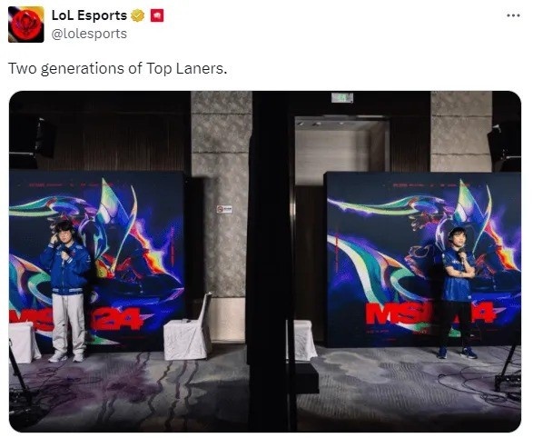 LOL官方晒Zeus与Impact接受采访照片：两代上单选手-直播吧