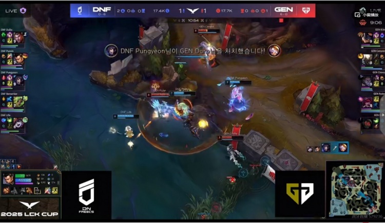 🎮Chovy塞拉斯变态强度碾压新人中单 GEN无情横扫DNF拿下七连胜-直播吧