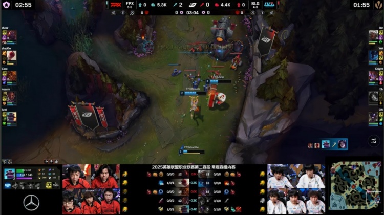🎮凤凰展翅！Shad0w无敌神僧横扫千军 Wei遭Care抬飞 FPX2-1BLG-直播吧