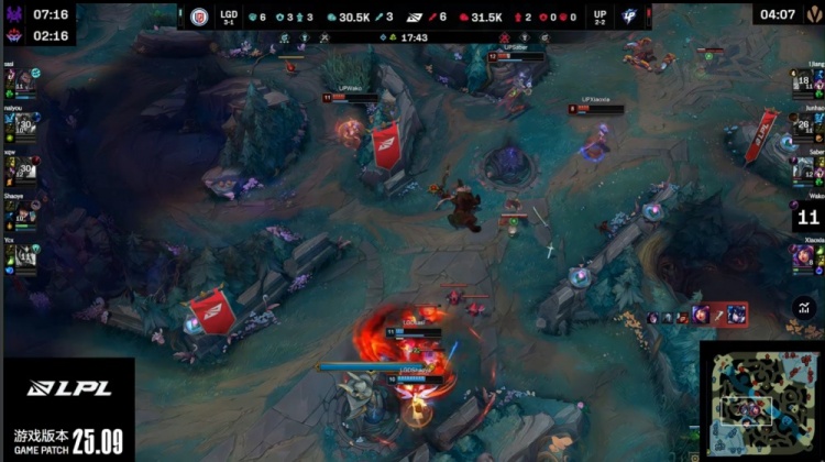 🎮涅槃大舞台有活你就来！Shaoye轰五杀 LGD翻中翻中翻中翻胜UP-直播吧