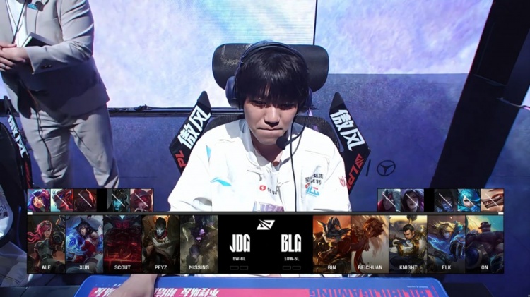 🎮蔚是对的！Xun怒拳轰平BLG 阿Bin兰博见羊哑火 JDG先下一城-直播吧