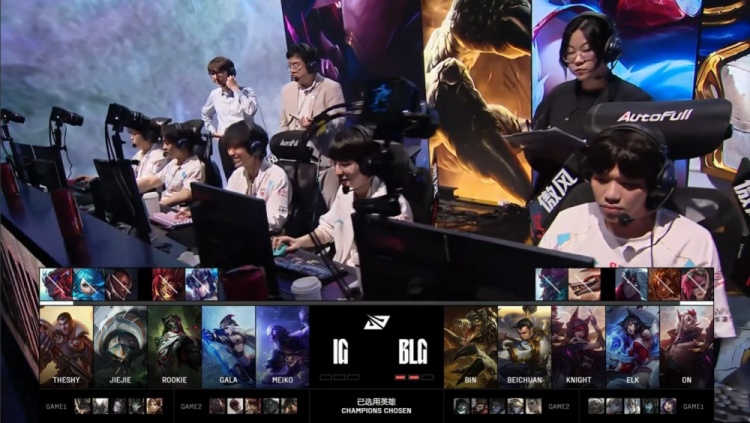 🎮knight妖狐亲晕Meiko TheShy杰斯燃尽难救四区兄弟 BLG横扫iG-直播吧