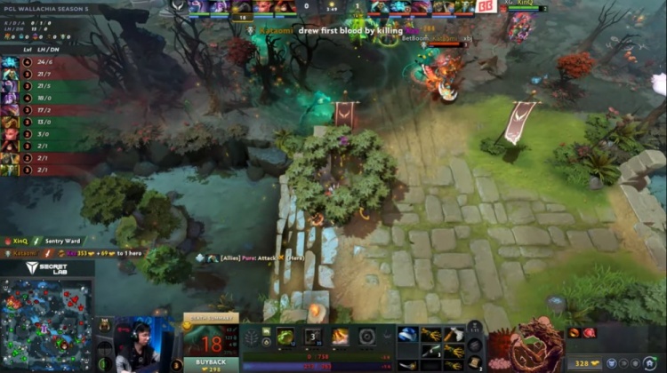 🎮被打懵了？Xm路边一条紫猫 gpk蓝猫全场游龙 BB先下一城-直播吧