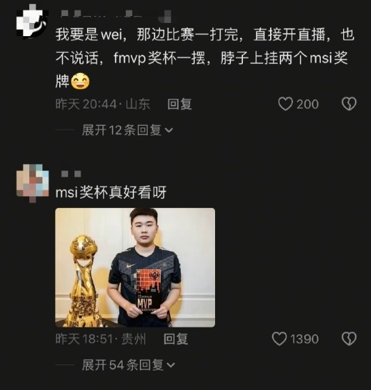 Wei粉丝狂欢BLG被T1零封：小Wei你今天打的太菜了 一直隐身-直播吧