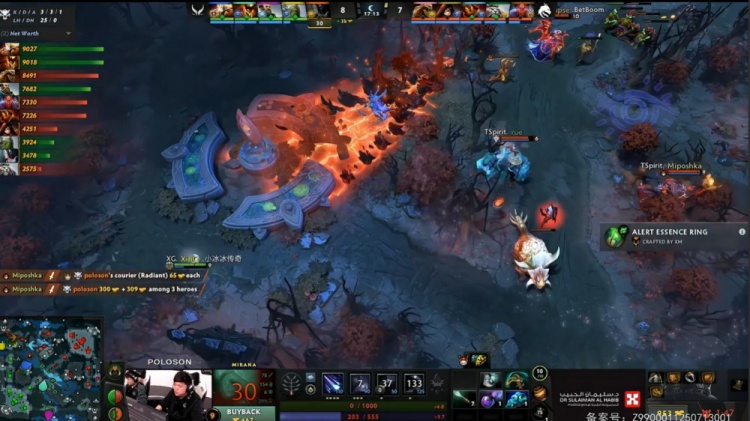 🎮Larl抢盾又如何？XinQ&Xm带队抓人 Ame剑圣打狗 XG1-1Spirit-直播吧