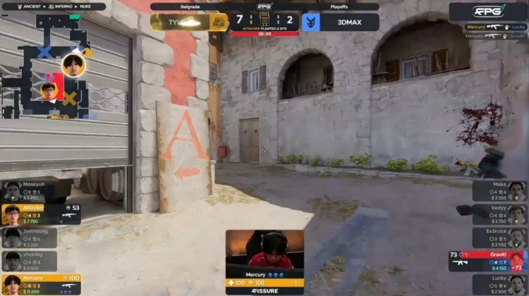 🎮Jee躺进四强！阿钟手撕大狙 Moseyuh手感爆棚 TYLOO横扫3DMAX-直播吧