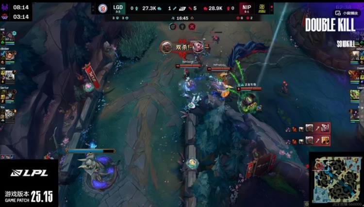 🎮喜提五连胜！Xqw沙皇漏洞百出0-7结束 NIP中野辅联动横扫LGD-直播吧