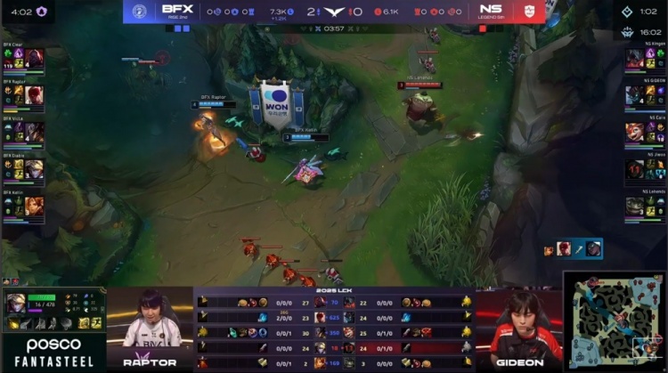 🎮比DK好打！Raptor盲僧爆秀全场 Calix斯莫德难出山 BFX3-1NS-直播吧