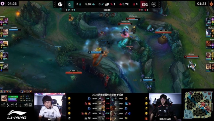 🎮艾卡西亚暴雨是不长眼的！GALA卡莎一己之力爆杀EDG iG赢首局-直播吧