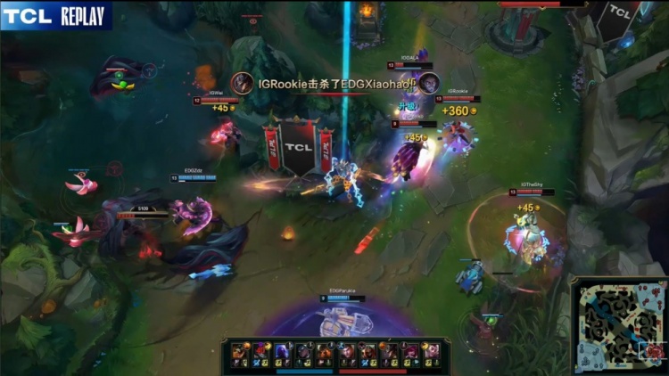 🎮一键扫荡！Meiko洛守护GALA霞漫天飞羽不科学三杀 iG横扫EDG-直播吧