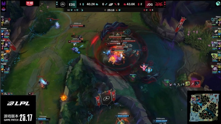 🎮徐神铁男爆锤！Peyz泽丽翻山开杀 Zdz剑魔饮恨 JDG3-2淘汰EDG-直播吧