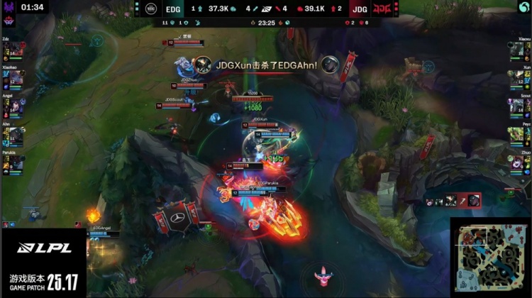 🎮徐神铁男爆锤！Peyz泽丽翻山开杀 Zdz剑魔饮恨 JDG3-2淘汰EDG-直播吧