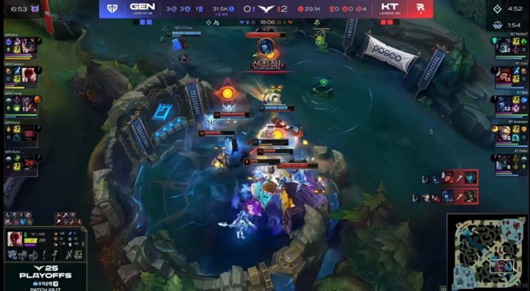 🎮LCK种子大乱套！Canyon盲僧全场负作用 KT击碎GEN不败神话 -直播吧手机版