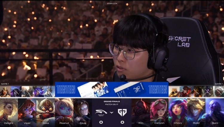 🎮EZ！Ruler横扫战场单杀Viper Chovy瑞兹夯中之夯 GEN赢首局-直播吧