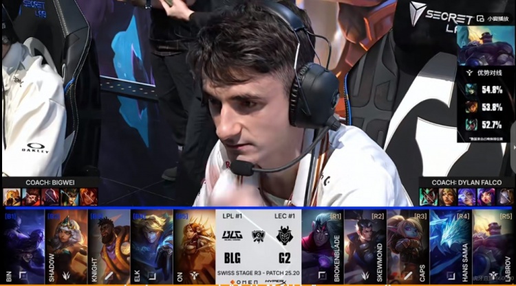 🎮兵败如山倒啦！BLG经典开送 Caps冰鸟团战出奇效G2击败BLG-直播吧