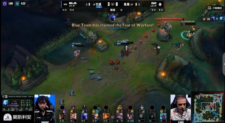 🎮兵败如山倒啦！BLG经典开送 Caps冰鸟团战出奇效G2击败BLG-直播吧