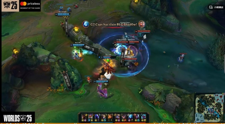 🎮兵败如山倒啦！BLG经典开送 Caps冰鸟团战出奇效G2击败BLG-直播吧
