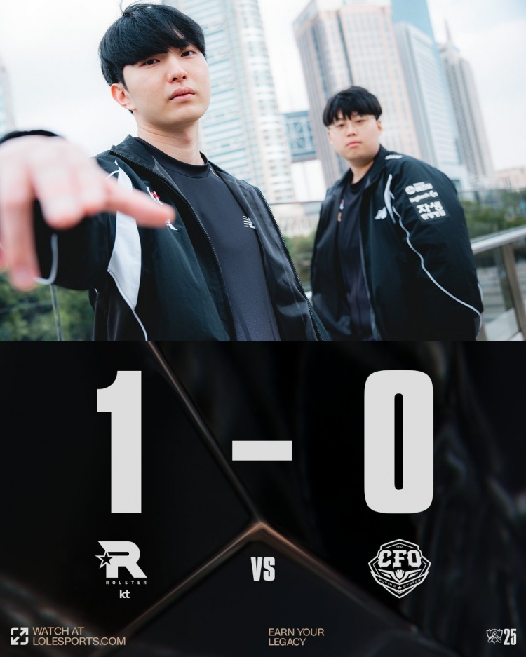 🎮Cuzz猴子翻天覆地 PerfecT兰博火烧连营 CFO首局遭KT压制击败-直播吧