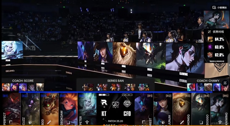 🎮这HongQ是人类吗？Junjia+HongQ接连重大失误 KT轻松横扫CFO-直播吧