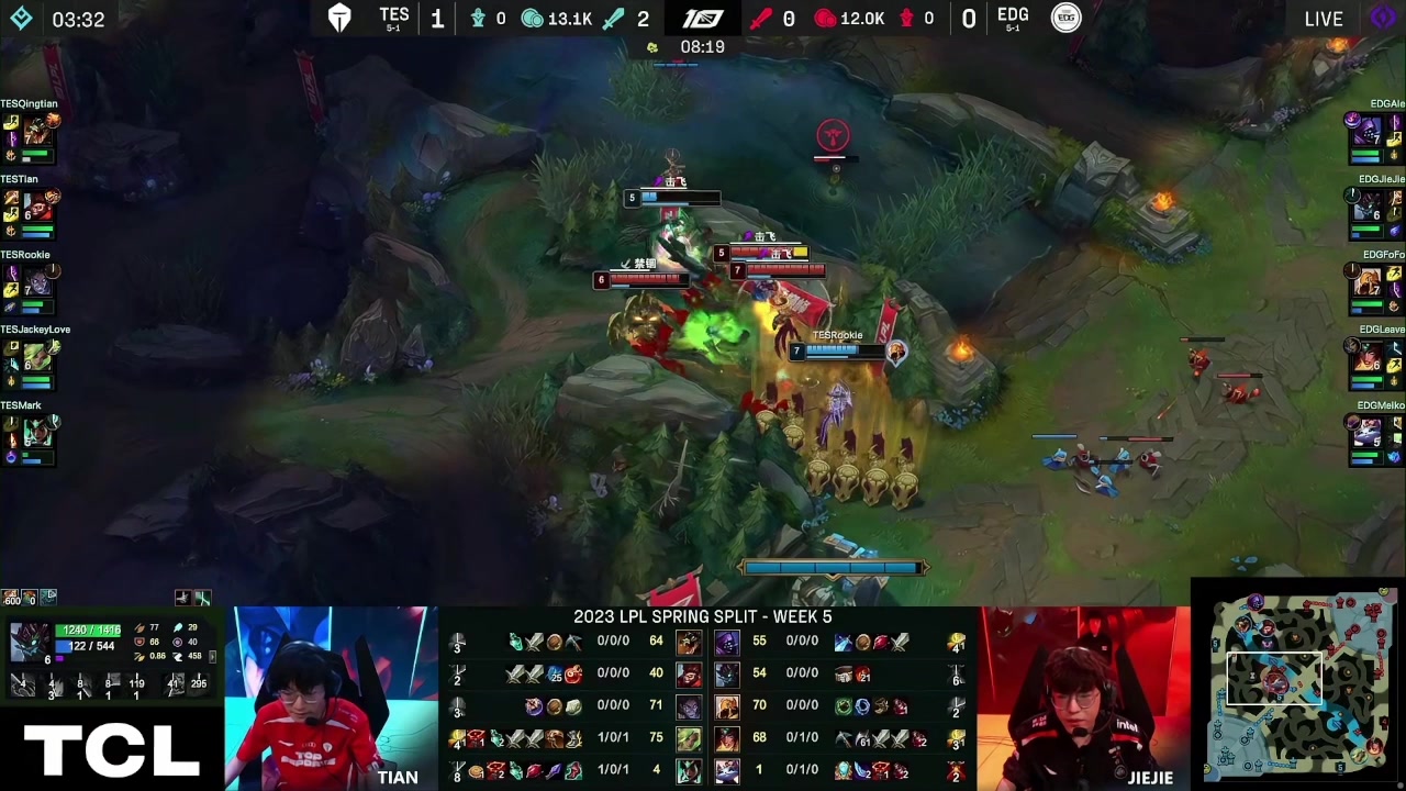 Rookie闪现预判FoFo闪现，击杀FoFo-直播吧