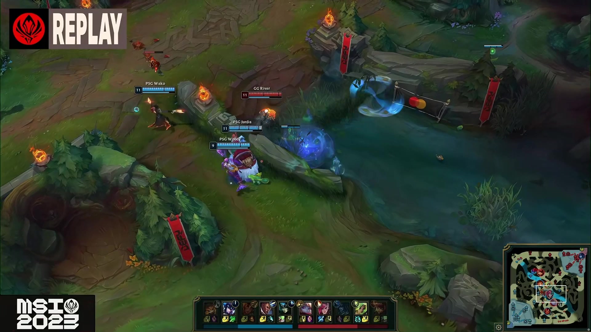 再现iBoy极限反应！River盲视野躲避水泡-直播吧