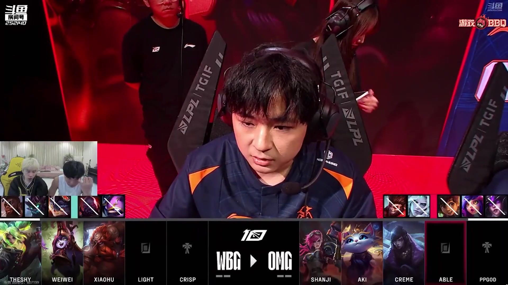 WBG四ban上单 山鸡掏出剑魔直接砍翻 Doinb：OMG全回来了！-直播吧