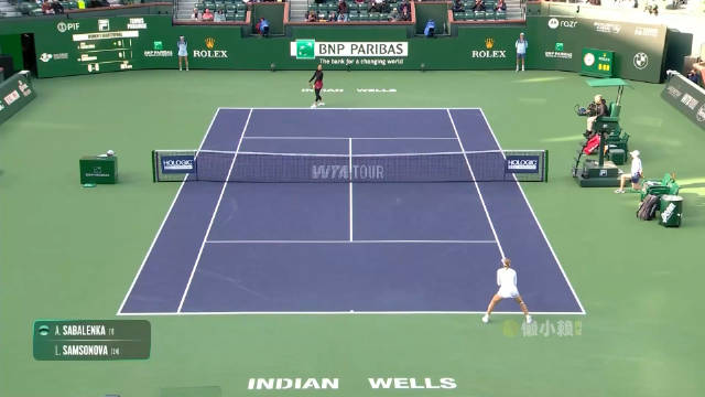 WTA1000印第安维尔斯站女单1/4决赛 萨巴伦卡2 - 0萨姆索诺娃 集锦-直播吧