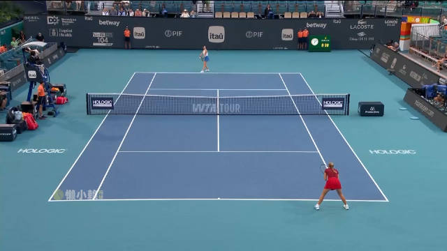 WTA1000迈阿密站女单第3轮 阿尼西莫娃 2 - 1 小安德烈耶娃 集锦-直播吧