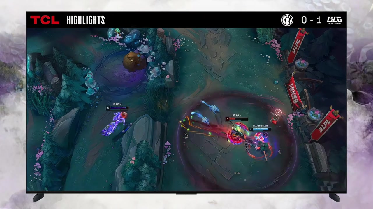 LPL第二赛段 iGvsBLG 第一局高光时刻-直播吧